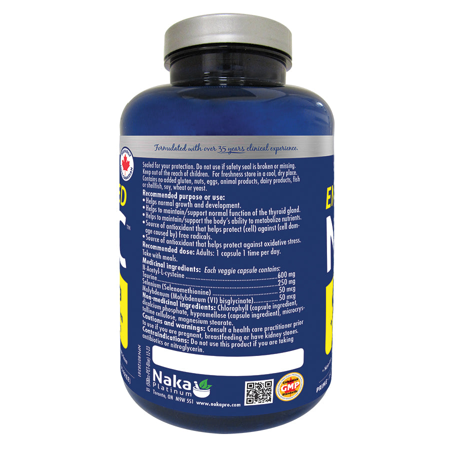 (Bonus Size) Platinum Enhanced NAC - 75 vcaps – Naka Pro