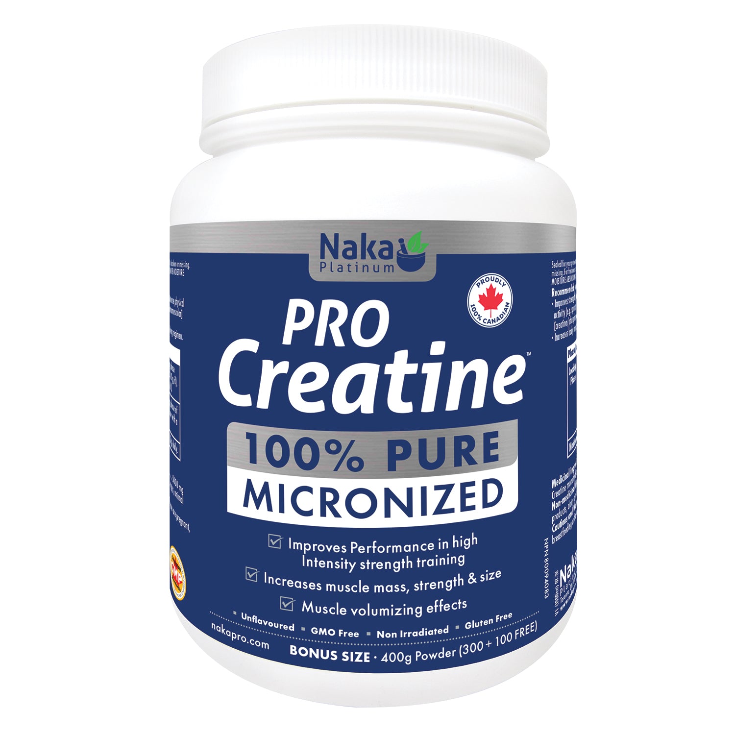 (Bonus Size) Platinum Creatine - 400g – Naka Pro