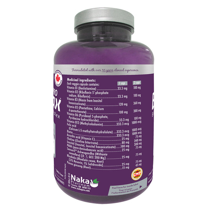 (Bonus Size) Platinum Pro BioMax B Complex - 150 vcaps – Naka Pro