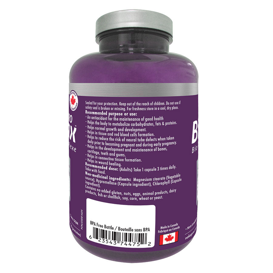 (Bonus Size) Platinum Pro BioMax B Complex - 150 vcaps – Naka Pro