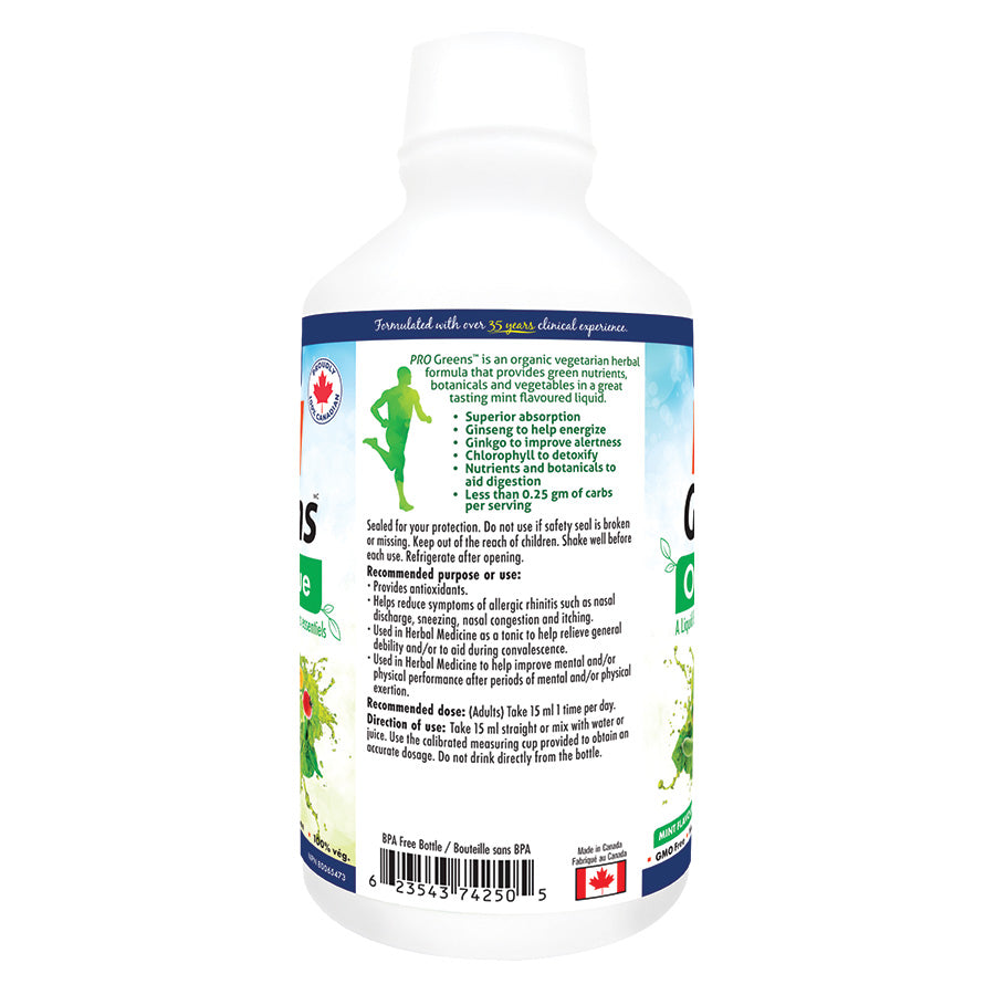 Pro Greens Organic 500 ml – Naka Pro